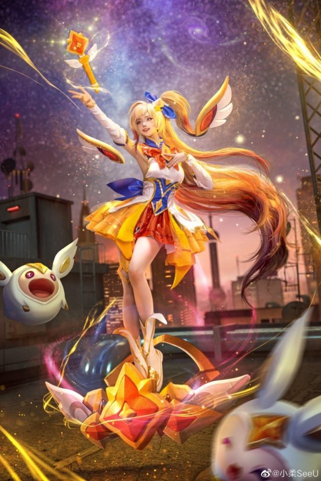 小柔SeeU cos作品 | 小柔SeeU在《英雄联盟》 cos萨勒芬妮 - COS森林