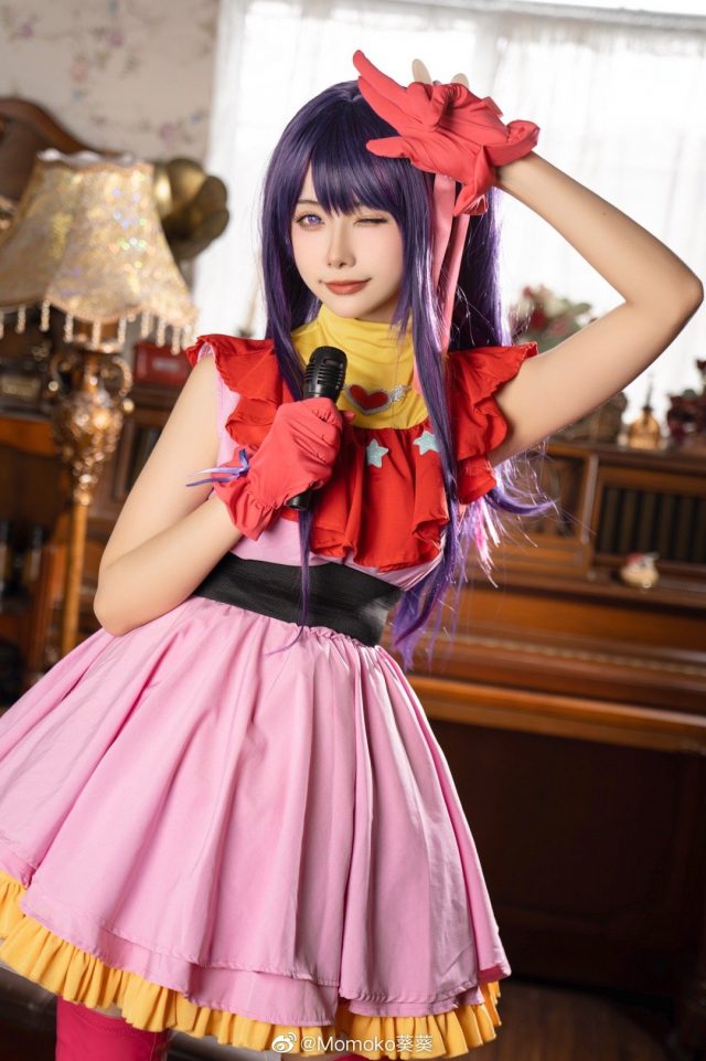 [我推的孩子]Momoko葵葵cos星野爱，带来“爱的谎言” cosplay盛宴(我推的孩子模组下载) - COS森林