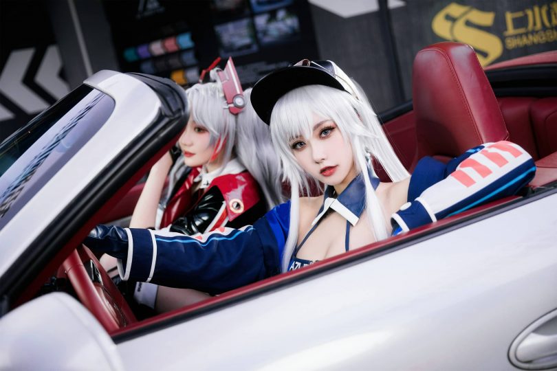 Momoko葵葵cos赛车女郎 | momoko葵葵_碧蓝航线·企业cos作品 [58P-288MB] - COS森林